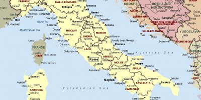 Big map of Italy - Map of Italy big (Southern Europe - Europe)