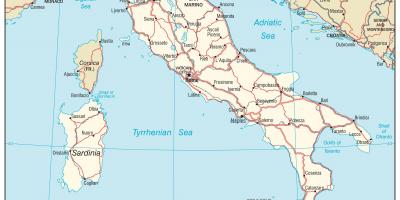 Printable Italy Train Map
